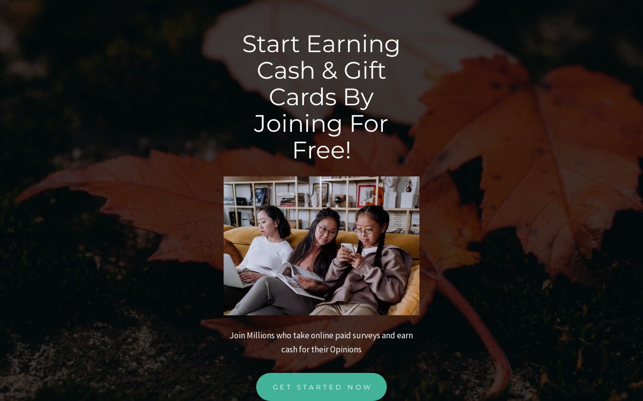 Start Earning Cash & Gift Cards By Joining For Free!